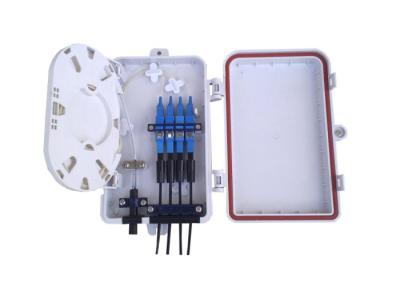 China FTTH Fiber Optic Splitter Distribution Box 210x140x20mm with 16 Ports for SC FC ST LC Connectors for sale