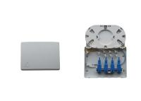 China 4-Port FTTH Indoor Fiber Distribution Box - 210×140×20mm, 4 Fiber Capacity, Waterproof Design for sale