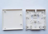 China FTTH Flame Retardant Fiber Optic Distribution Box 86×86×27mm for CATV Networks with <0.5dB Insertion Loss for sale
