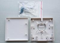 China Indoor 2-Port Fiber Optic Distribution Box 86mm Panel with 4 Fiber Capacity and Waterproof Design for sale