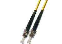 China Black FTTH Simplex ST Fiber Optic Connector with 2.5mm Ferrule - PC/UPC Polish, 0.9-3.0mm Cable Diameter for sale
