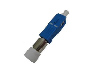 China Zinc Alloy SC Female to FC Male Fiber Optic Adapter 0.3dB Insertion Loss for CATV for sale