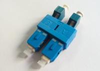 China Simplex Duplex SC-LC Fiber Optic Flange Adapter 0.3dB Insertion Loss Ceramic Sleeve for sale