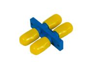 China ST UPC Fiber Optic Adapter for LAN Testing - Singlemode/Multimode with ≤0.2dB Loss and -40°C to +85°C Range for sale