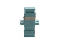 China SC Simplex Multimode Fiber Optic Adapter with Ceramic Sleeve, ≤0.2dB Insertion Loss, -40°C to +85°C Range for sale
