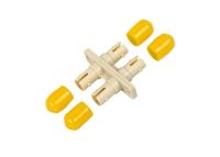 China Plastic ST Fiber Optic Coupler for CATV networks , Simplex / Duplex Fiber Adapter for sale