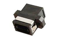 China Zirconia Black Plastic Housing MPO Fiber Optic Adapter for Cassettes SM MM for sale