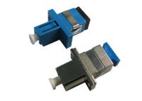 China Simplex Duplex SC-LC Fiber Optic Flange Adapter 0.3dB Insertion Loss Ceramic Sleeve for sale