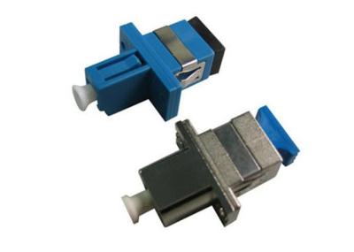 China Simplex Duplex SC-LC Fiber Optic Flange Adapter 0.3dB Insertion Loss Ceramic Sleeve for sale