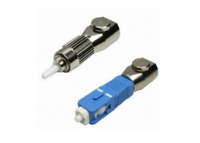 China Simplex Bare SC ST Hybrid Fiber Optic Adapter Metal Housing Singlemode Multimode 1310nm 1510nm for sale