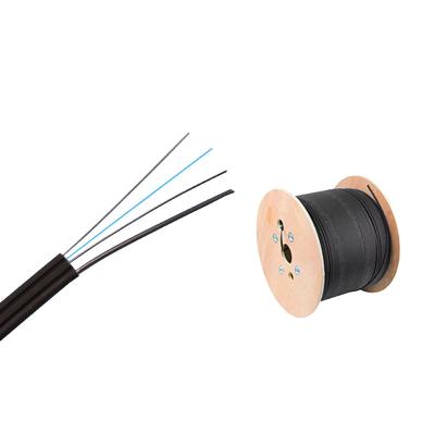 China SMF Single Mode FTTH LSZH Fiber Optic Drop Cable 1-4 Core 2.0x3.0mm for sale