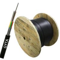 China GYTA MDPE HDPE Jacket Armored Fiber Optic Cable for sale
