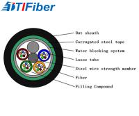 China Single Mode Armoured GYTS Fiber Optic Cable For Telecommunication for sale