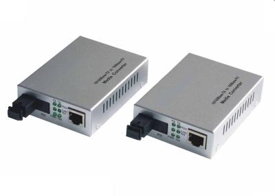 China Singlemode LC Port 20KM Fiber Media Converter with Flow Control - 1000M Ethernet Conversion, 80K Hours MTBF for sale