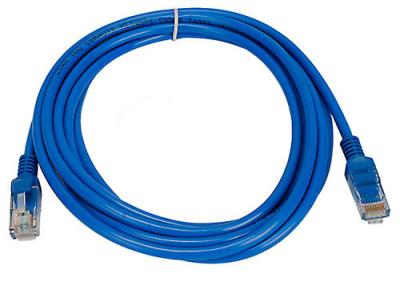 China Cat5e UTP 26AWG Network Patch Cord with 5.5mm PVC Jacket for Indoor Installation - 0.3m to 30m Lengths for sale