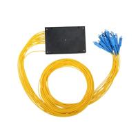 China 1x2 1x4 1x8 1x16 1x32 SC UPC PLC Fiber Optic Splitter Singlemode G657A for sale