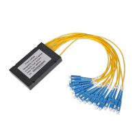 China 1x2 1x4 1x8 1x16 1x32 SC UPC PLC Fiber Optic Splitter Singlemode G657A for sale