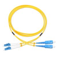 China Yellow G652D G655 Sc Sc Patch Cord Fiber Optic Jumper For Communication for sale