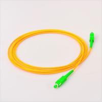 China LC/APC 0.9mm Single Mode Fiber Optic Pigtail Jumper PVC 1m Low Insertion Loss for sale