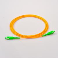 China LC/APC 0.9mm Single Mode Fiber Optic Pigtail Jumper PVC 1m Low Insertion Loss for sale