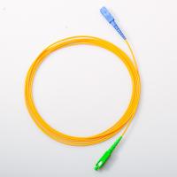 China LC/APC 0.9mm Single Mode Fiber Optic Pigtail Jumper PVC 1m Low Insertion Loss for sale