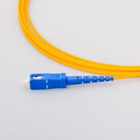 China LC/APC 0.9mm Single Mode Fiber Optic Pigtail Jumper PVC 1m Low Insertion Loss for sale