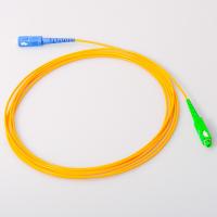 China LC/APC 0.9mm Single Mode Fiber Optic Pigtail Jumper PVC 1m Low Insertion Loss for sale