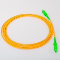 China LC/APC 0.9mm Single Mode Fiber Optic Pigtail Jumper PVC 1m Low Insertion Loss for sale