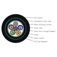 China 12 Core Direct Buried Armored Fiber Optic Cable GYTA53 Outdoor 12.9mm 160kg/km for sale