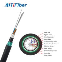 China GYTA53 4-Core Direct Buried Fiber Optic Cable 12.9mm Diameter with -40°C to +70°C Temperature Range for sale