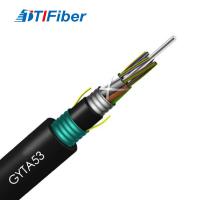 China GYTA53 4-Core Direct Buried Fiber Optic Cable 12.9mm Diameter with -40°C to +70°C Temperature Range for sale