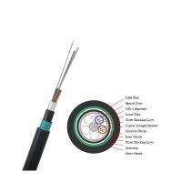 China GYTA53 4-Core Direct Buried Fiber Optic Cable 12.9mm Diameter with -40°C to +70°C Temperature Range for sale