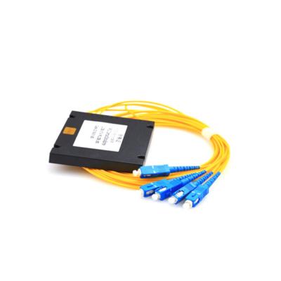 China FTTH PLC Fiber Optic Splitter 1x4 1x8 1x16 1x32 1x64 Low Insertion Loss 1310nm 1490nm 1550nm for sale