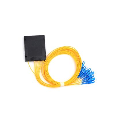 China FTTH PLC Fiber Optic Splitter 1x2 to 1x64 with 1310/1490/1550nm Wavelength and Low 3.8dB Insertion Loss for sale