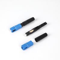 China SC/APC Fiber Optic Fast Connector with ≤0.3dB Insertion Loss and -40℃ to +75℃ Temperature Range for sale