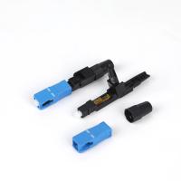 China SC/APC Fiber Optic Fast Connector with ≤0.3dB Insertion Loss and -40℃ to +75℃ Temperature Range for sale
