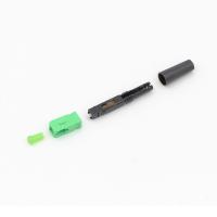 China SC APC Singlemode Fiber Optic Quick Connector FTTH Fast Connector 3mm Drop Cable for sale