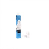 China SC APC Singlemode Fiber Optic Quick Connector FTTH Fast Connector 3mm Drop Cable for sale