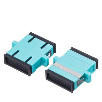 China LC APC Single Mode Duplex Fiber Optic Adapter Coupler with Ceramic Sleeve 0.2dB Insertion Loss for sale