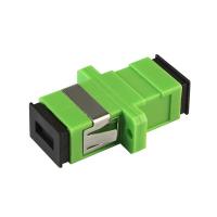 China LC APC Single Mode Duplex Fiber Optic Adapter Coupler with Ceramic Sleeve 0.2dB Insertion Loss for sale