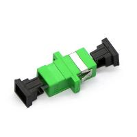 China LC APC Single Mode Duplex Fiber Optic Adapter Coupler with Ceramic Sleeve 0.2dB Insertion Loss for sale