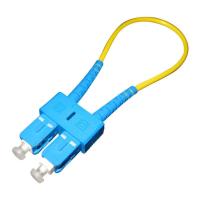 China MPO SC LC Fiber Optic Loopback Adapter - Multimode 50/125 Cable with ≤0.3dB Insertion Loss for Network Testing for sale