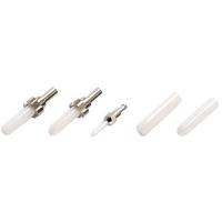 China Zirconia Ceramic Fiber Optic Connector Ferrule 1.25mm OD 0.125mm ID with ≤0.2dB Insertion Loss for sale