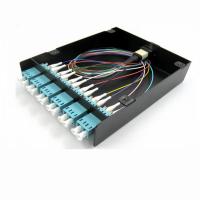 China MPO/MTP Cassette Patch Panel with 12-24 Fiber Capacity for 10G/40G/100G Ethernet Applications for sale