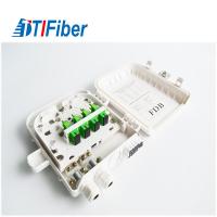 China Outdoor FTTH 1x4 PLC Fiber Optic Splitter Distribution Box 8-24 Ports for sale