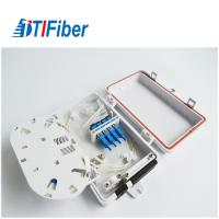 China Outdoor FTTH 1x4 PLC Fiber Optic Splitter Distribution Box 8-24 Ports for sale