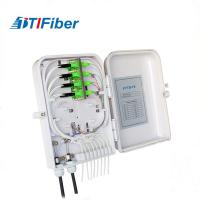 China Outdoor FTTH 1x4 PLC Fiber Optic Splitter Distribution Box 8-24 Ports for sale