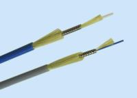 China Indoor Armoured Single mode Fiber Cable with Blue / Grey LSZH Jacket for sale