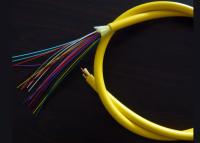 China yellow jacket 12core Indoor Distribution fiber optical cable with 0.9mm Cable for sale