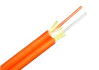 China Indoor Duplex Zipcord OM3 Fiber Optic Cable with PVC / LSZH Jacket for sale